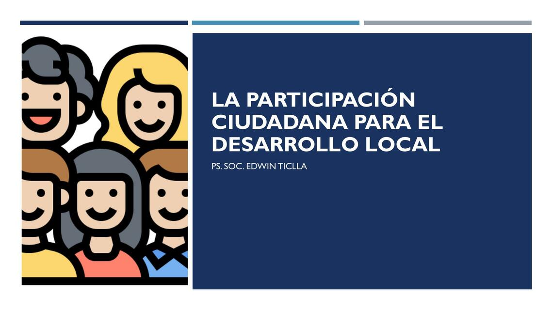 La Participación Ciudadana para el Desarrollo Local | Edwin Ticlla ...