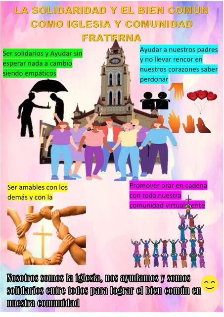 Infografía de la solidaridad y el bien común | Nikol Tamayo Ccasa | uDocz