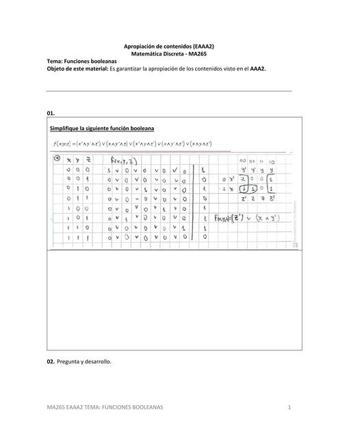 Apropiación Contenido AAA1-Matematica Discreta | Tea | uDocz