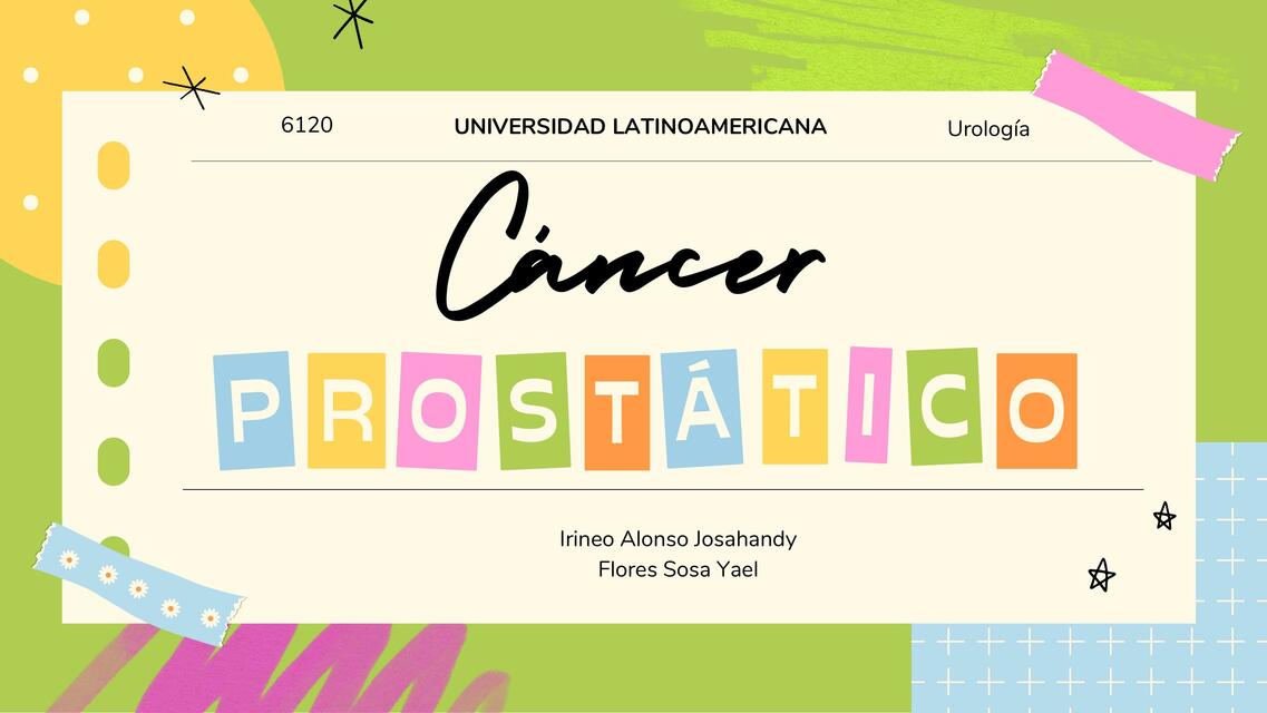 Cancer prostatico 1 | Inés Montes | uDocz