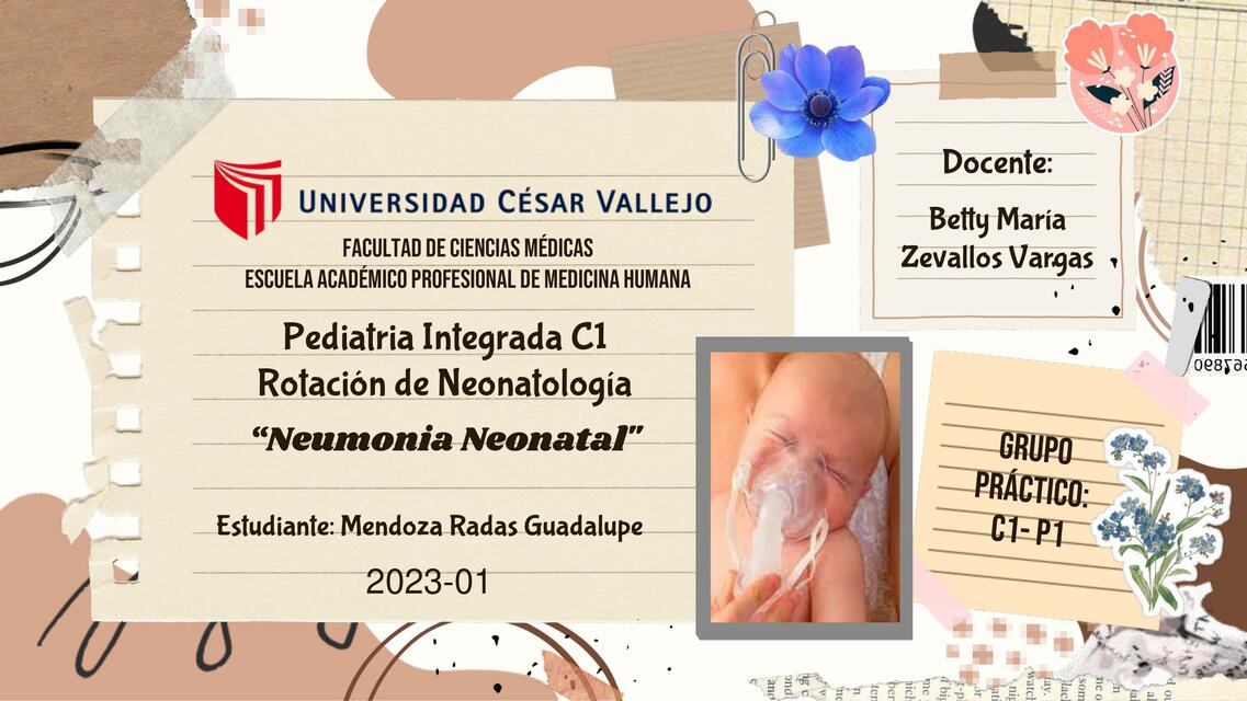 Neumonia Neonatal | Guadalupe Mendoza Radas | uDocz