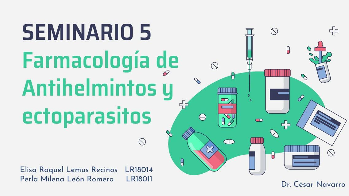 Farmacología de Antihelmintos y ectoparásitos | medstdnlife | uDocz