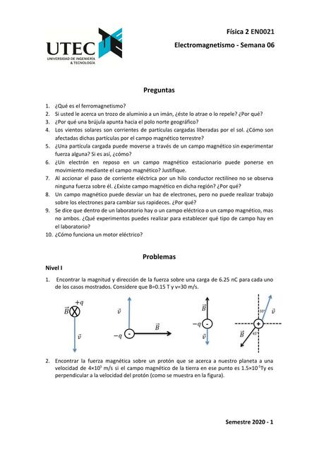 Electromagnetismo - Semana 06 | Angie Gabriela Hurtado Mayhua | uDocz