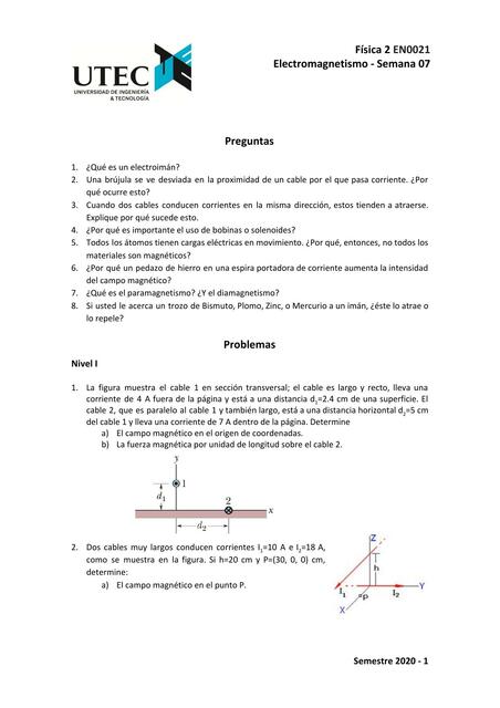 Electromagnetismo - Semana 07 | Angie Gabriela Hurtado Mayhua | uDocz