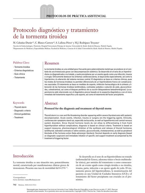 TORMENTA TIROIDEA | pol flores | uDocz