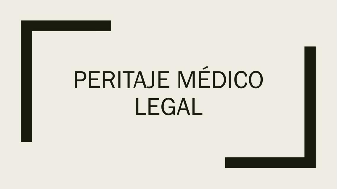 Peritaje médico legal | Oscar Zebadua | uDocz