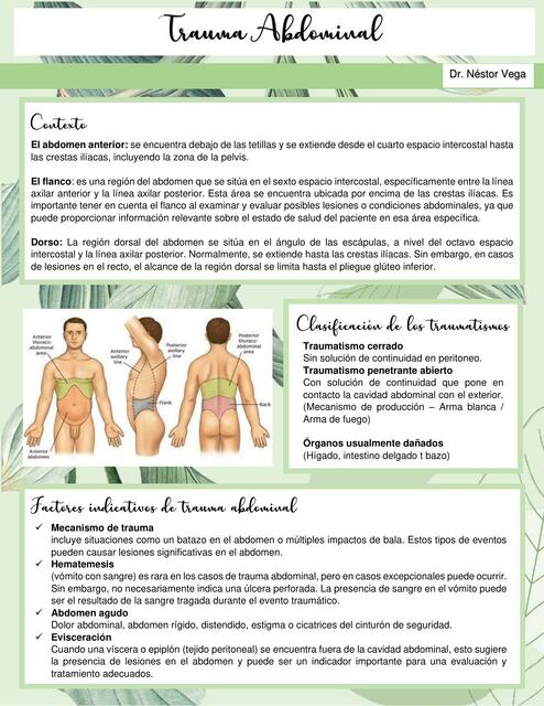 Trauma Abdominal | Maria Juárez | uDocz