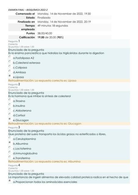 BIOQUIMICA EXAMEN FINAL 2 | ghfghfg | uDocz