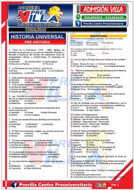 Historia Universal | Milagros Valeria | uDocz