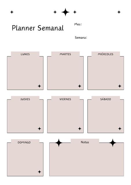 Planner Semanal | developer.ishtar | uDocz
