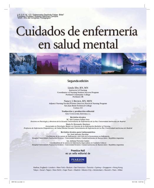 CAP 1 Eby y Brown Cuidados de enfermería en salud mental