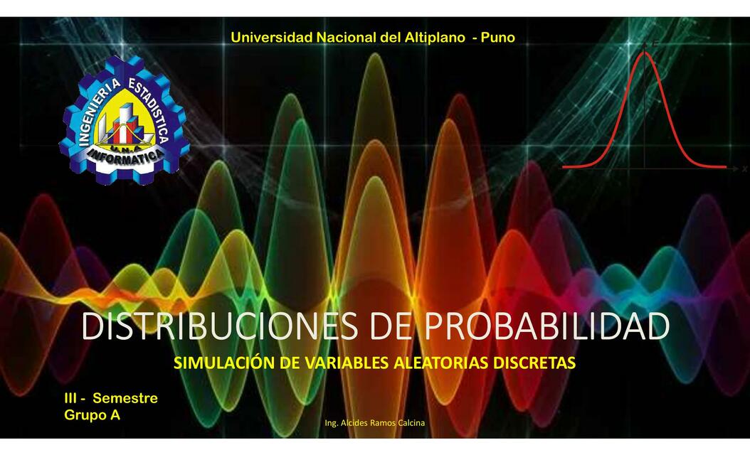 Distribuciones de probabilidad. Simulación de variables aleatorias discretas | Estadística e ...