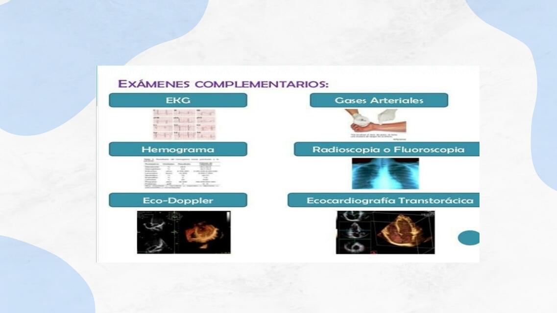 Edema Pulmonar Examenes Complementarios | Alxnsx s | uDocz