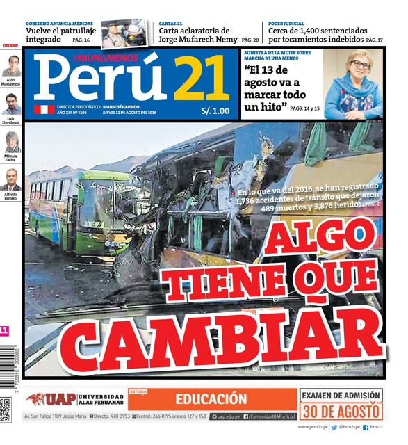 Flashcards de Perú 21 [11/08/2016] | Por Peru21 | uDocz