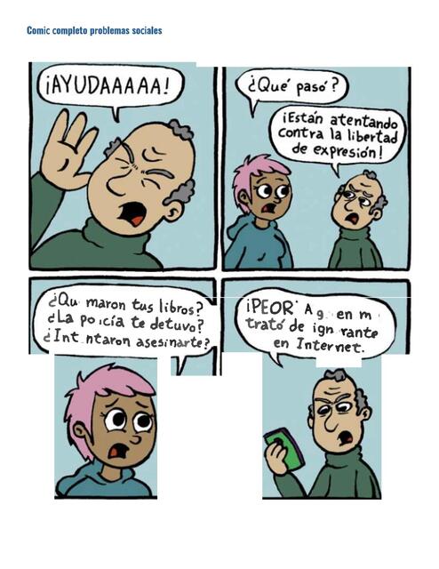 Comic completo problemas sociales | Ciencias Sociales | uDocz