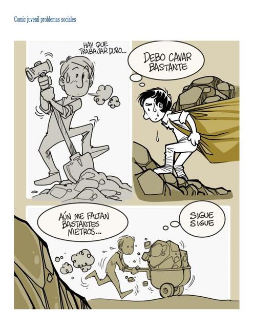 Comic juvenil problemas sociales | Ciencias Sociales | uDocz