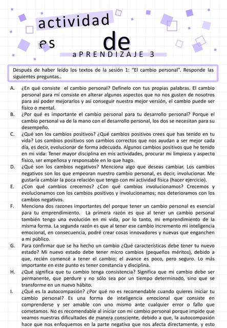 Actividades de aprendizaje | Angie Paredes | uDocz
