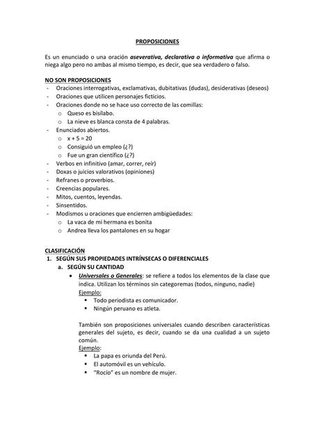 Proposiciones | Ericka Carrillo | uDocz