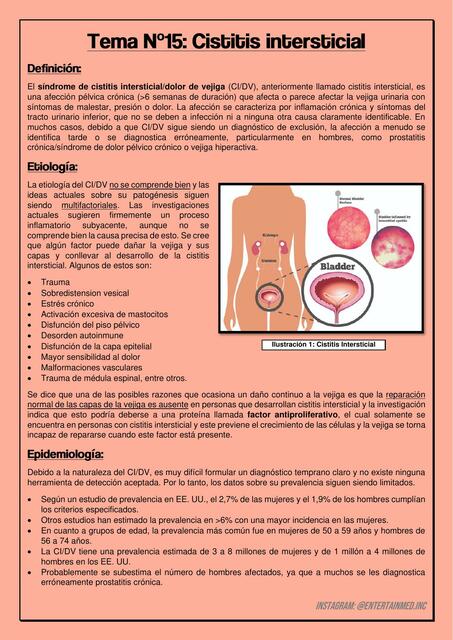 Cistitis Intersticial | EntertainMed.Inc | uDocz
