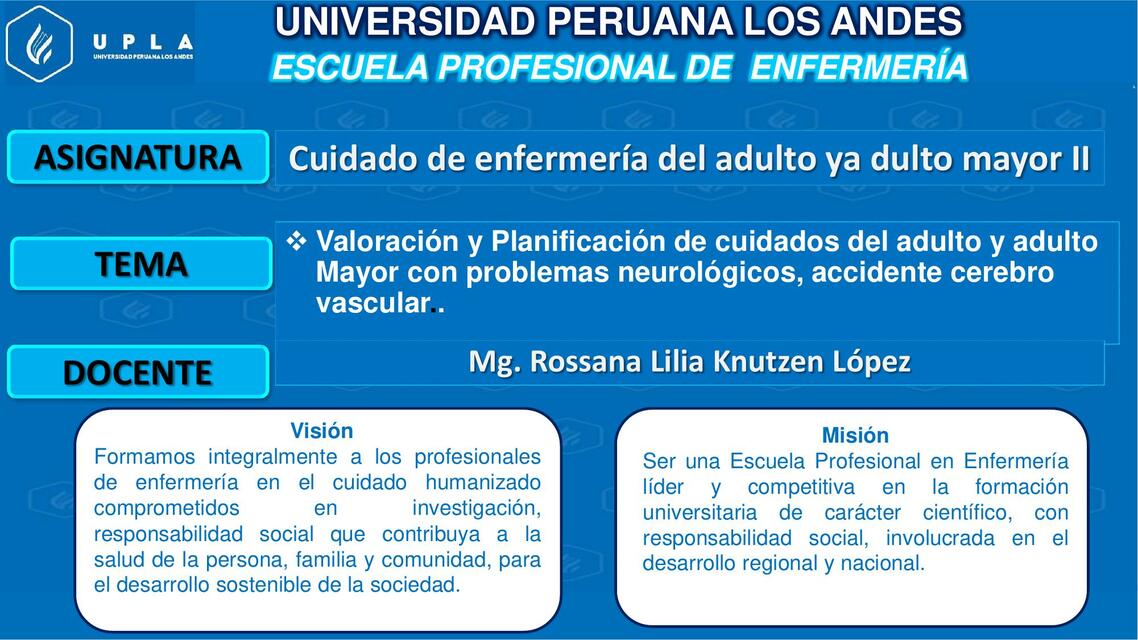 Flashcards de Valoración y Planificación de cuidados del adulto y adulto Mayor con problemas ...