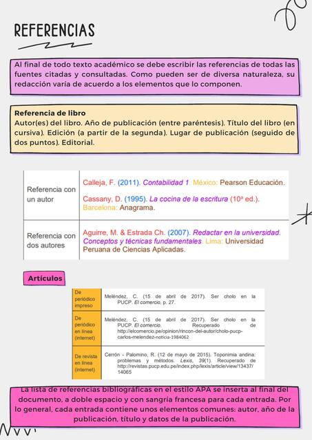 Referencias | Erica AF | uDocz