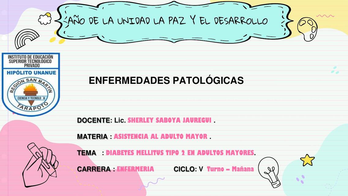 Enfermedades patológicas | LUIS EDILBERTO CASTILLO RAMIREZ | uDocz