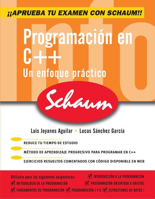 Programación en C++. Un enfoque práctico - Serie Shaum | Estadística e ...