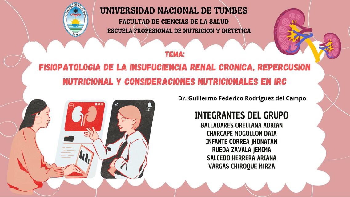 Fisiopatología de la Insuficiencia Renal Crónica | Daia Charcape | uDocz
