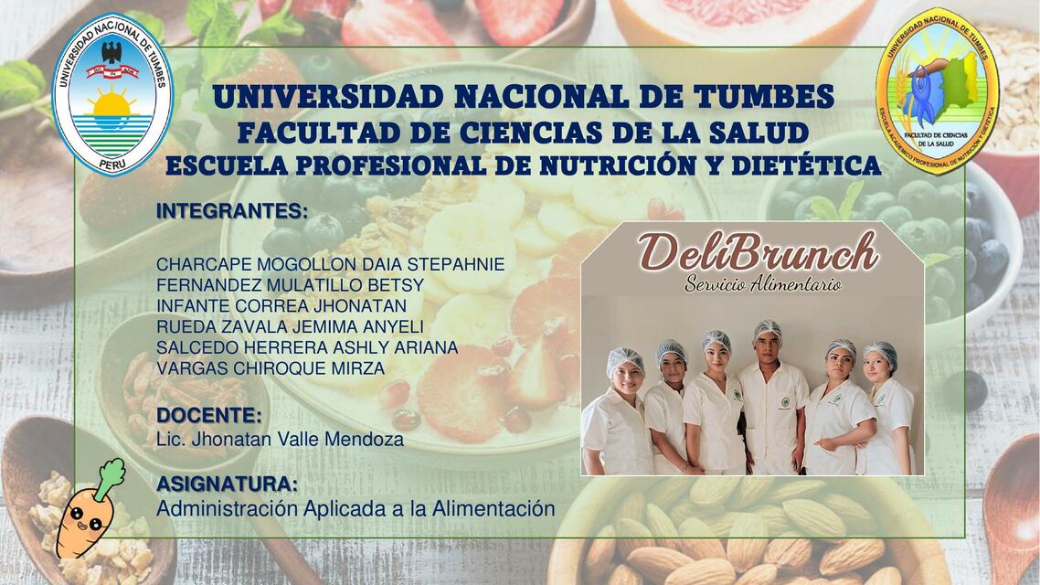 Administración Aplicada a la Alimentación | Daia Charcape | uDocz