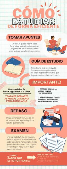 Cómo estudiar de forma eficiente | samxnthastudy | uDocz