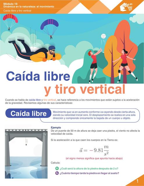 Caída Libre y Tiro Vertical | Rouss Fustamante Irigoin | uDocz