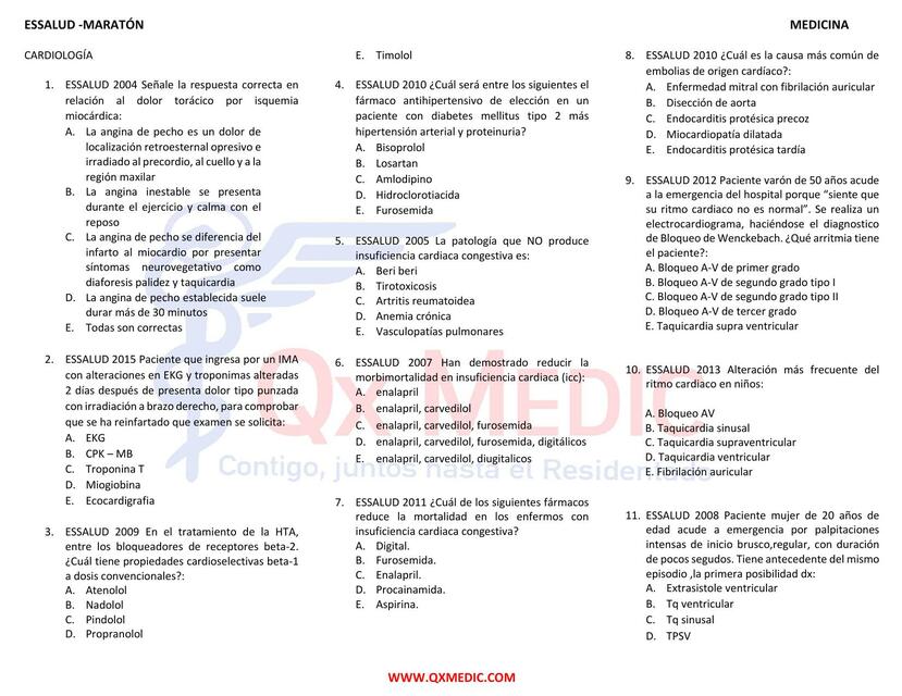 Banco de Preguntas Medicina Interna | Tiroxina Med | uDocz Banco de Preguntas Medicina Interna | Tiroxina Med | uDocz