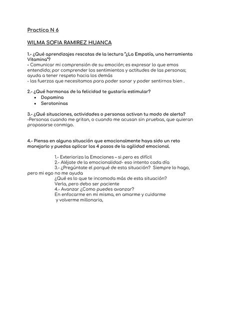 Practica N 6 | sofia ramirez | uDocz