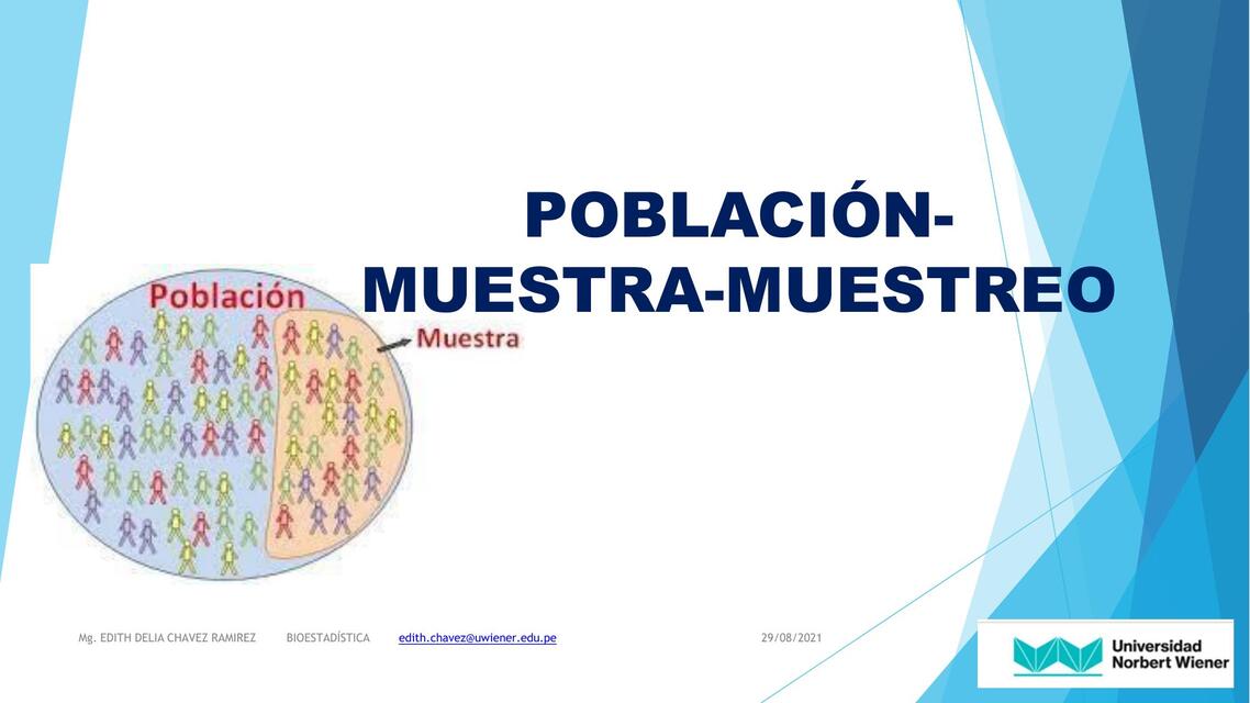 Población muestra muestreo | Erica AF | uDocz