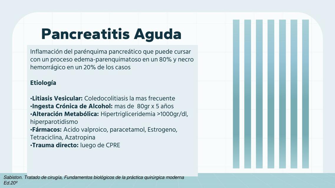 Pancreatitis Aguda | Medicina Óptima | uDocz