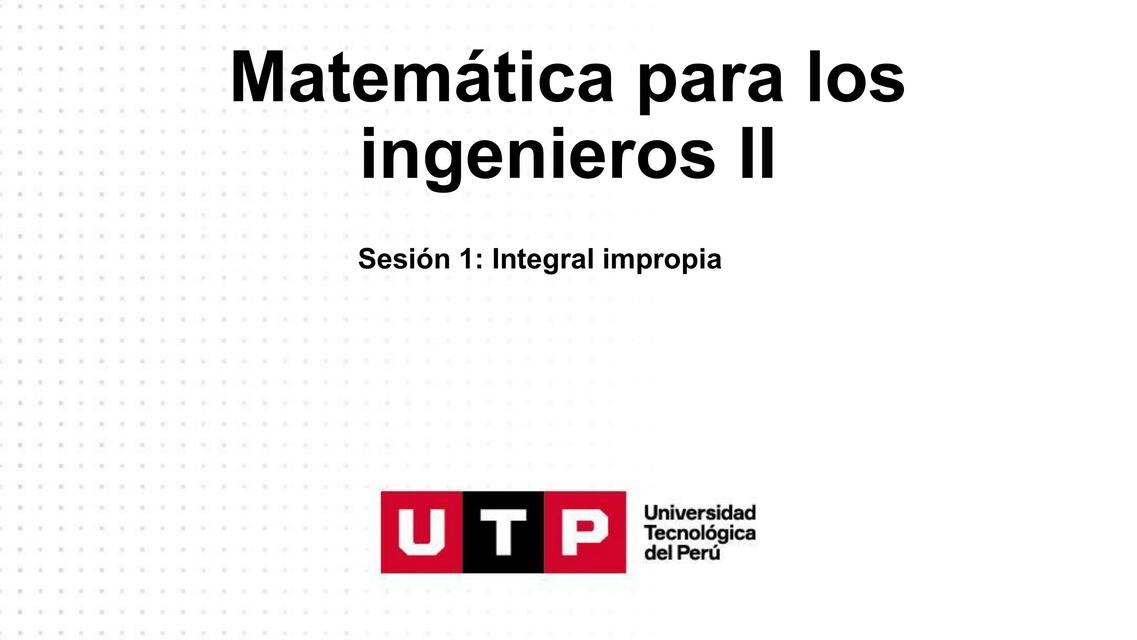 Integral impropia | Anderson Pintado cruz | uDocz
