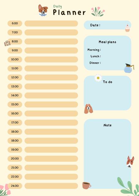 Planner Diario | greyssnic | uDocz