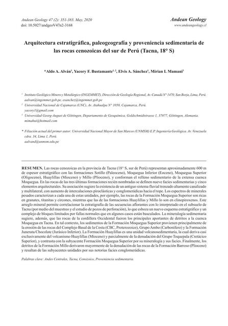 Arquitectura estratigráfica paleogeografía | Hismael Rodri | uDocz