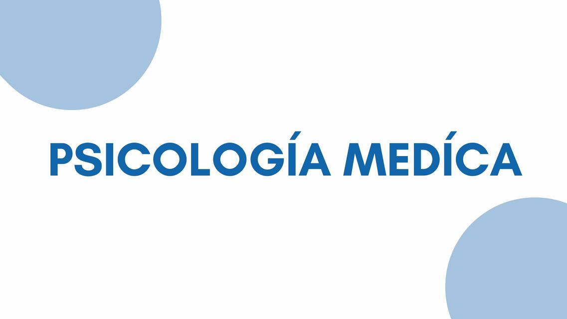 Introducción psicología médica | adamaris rodriguez valdivia | uDocz
