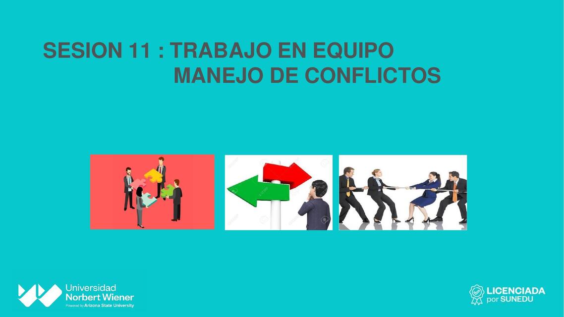 Sesión 11: trabajo en equipo manejo de conflictos | Erica AF | uDocz