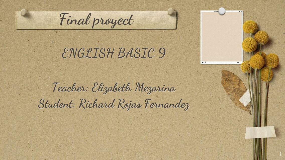Final proyect basic 9 | Richard Rojas | uDocz
