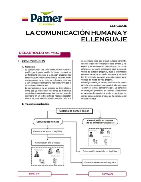 La comunicación humana y el lenguaje | StudyAdmi.99 | uDocz