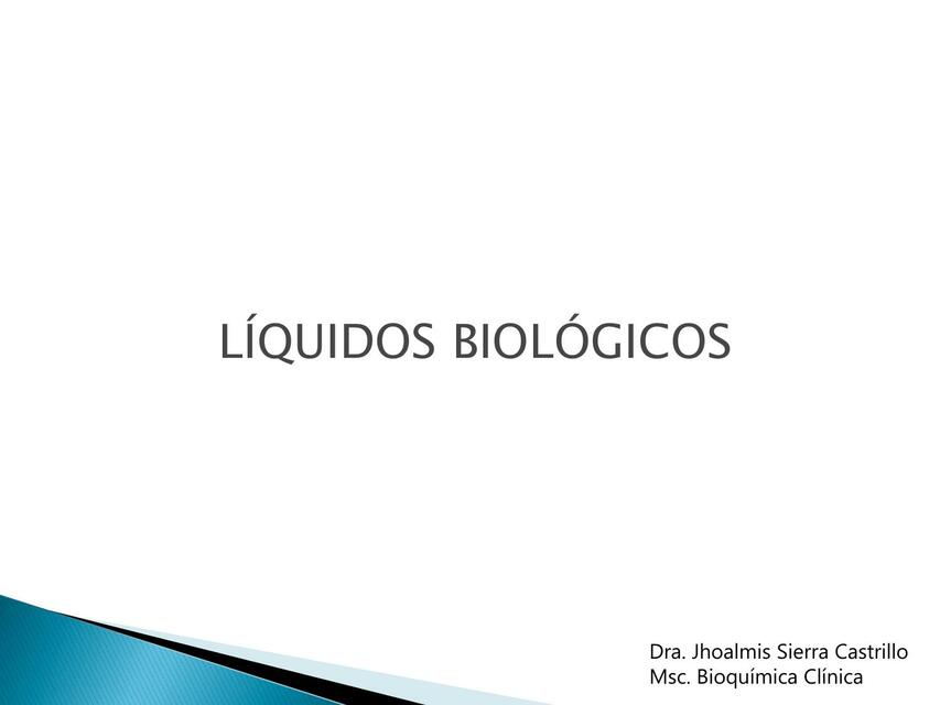 Flashcards de Líquidos Biológicos | Por Valentina Clavijo | uDocz