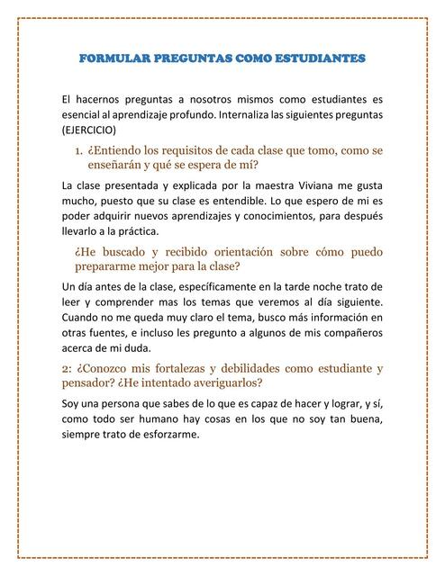 Formular Preguntas como Estudiantes | wendy belen garcía hernández | uDocz