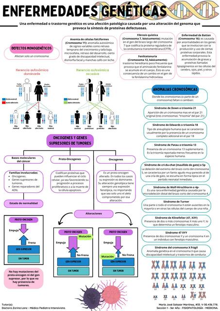 Enfermedades Genéticas | María José Salazar | uDocz