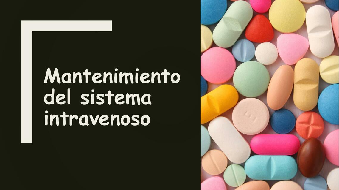 mantenimiento del sistema intravenoso | Erica AF | uDocz