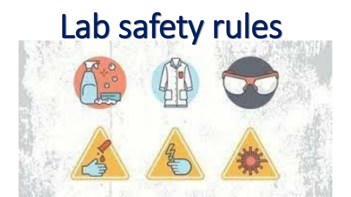 Lab Safety Rules | Papas Fritas | uDocz