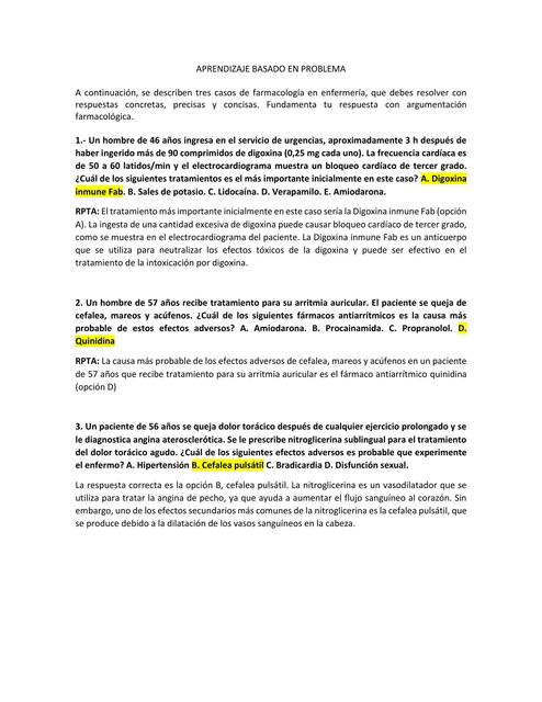 ABP Farmacología | Camila Jhamir Cojal Monzón | uDocz