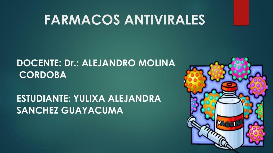 Fármacos antivirales | yulixa sanchez | uDocz