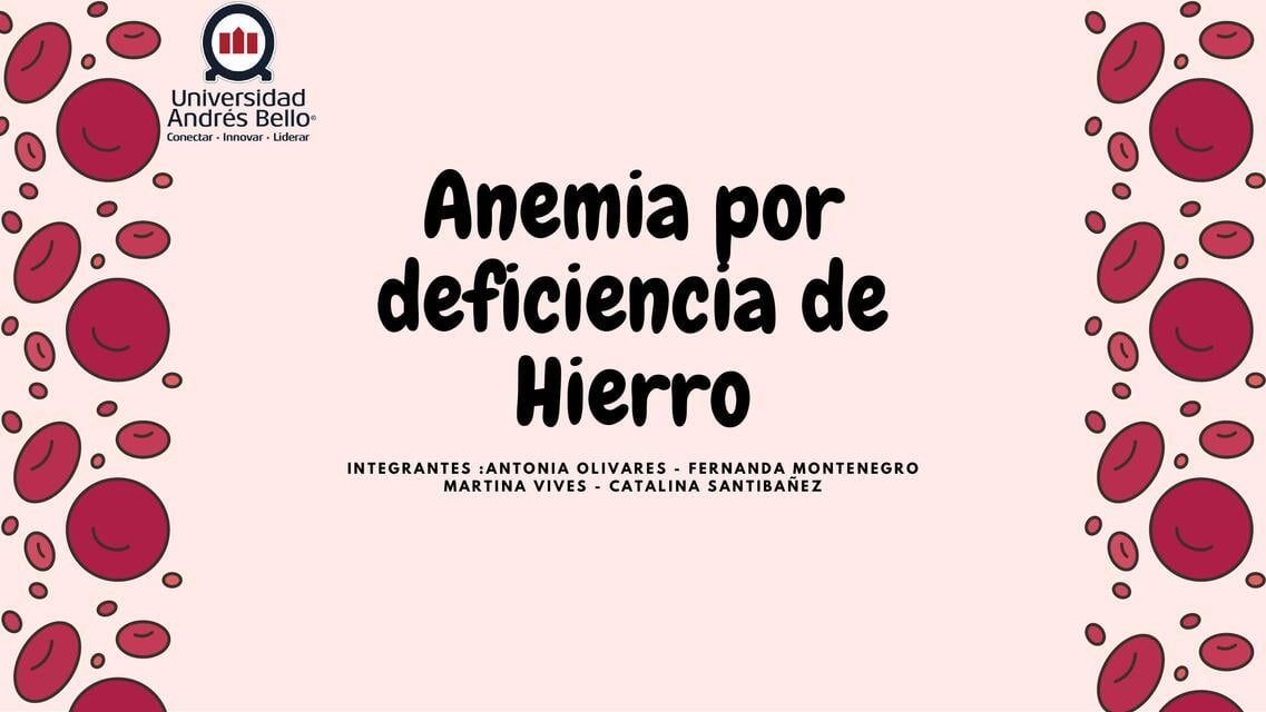La Deficiencia De Hierro: La Anemia – RUAUE